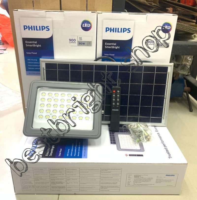 Promo PHILIPS BVC080 LED9 Solar Floodlight - Lampu Sorot Tenaga Surya ...