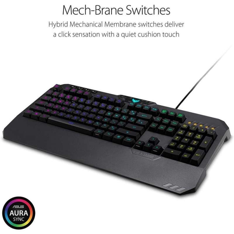 Jual Asus Tuf K5 Mechanical Membrane Gaming Keyboard Aura Sync Rgb Di ...