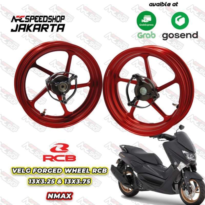 Promo Velg Nmax Original RCB Forged Wheel Ring13 PNP - RED Diskon 23% ...