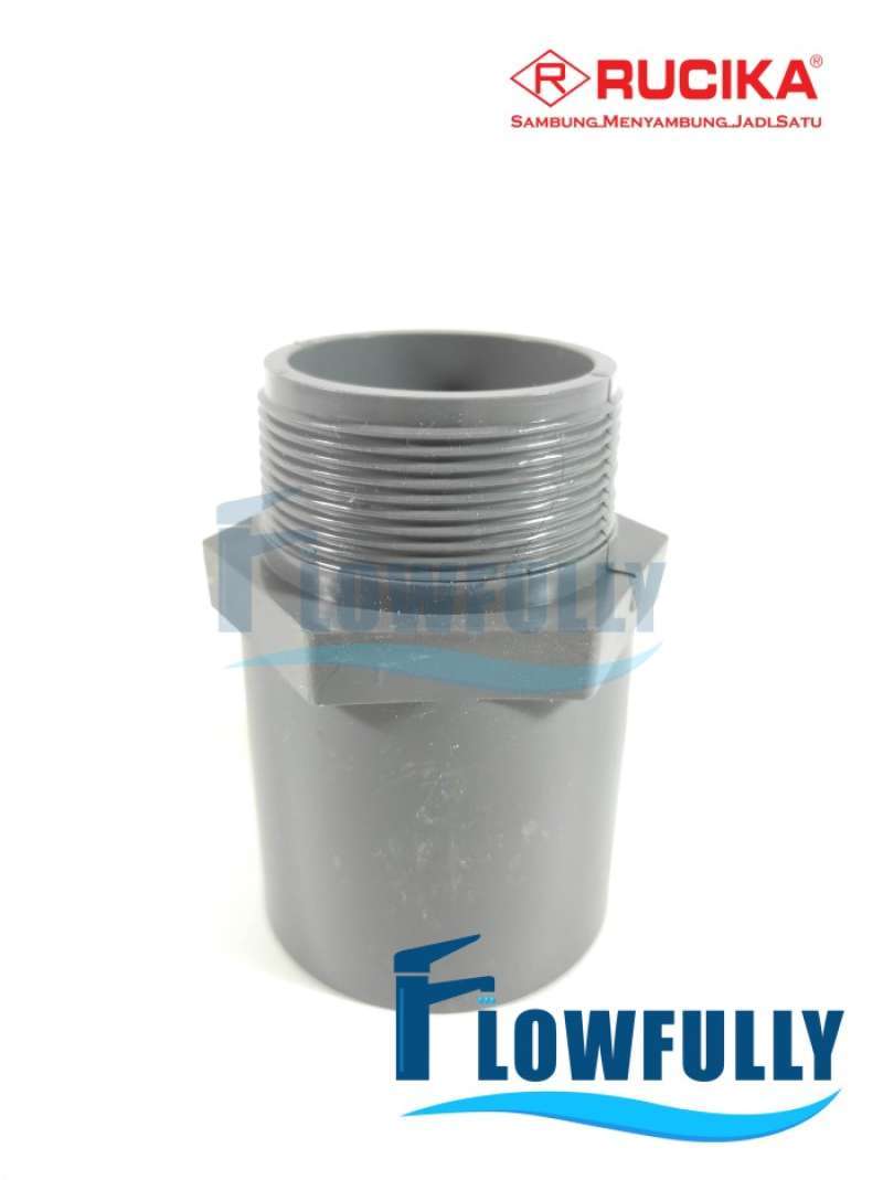 Jual Valve Socket Aw 2 Inch Rucika Sok Drat Luar Ts Tebal Pvc Di Seller ...