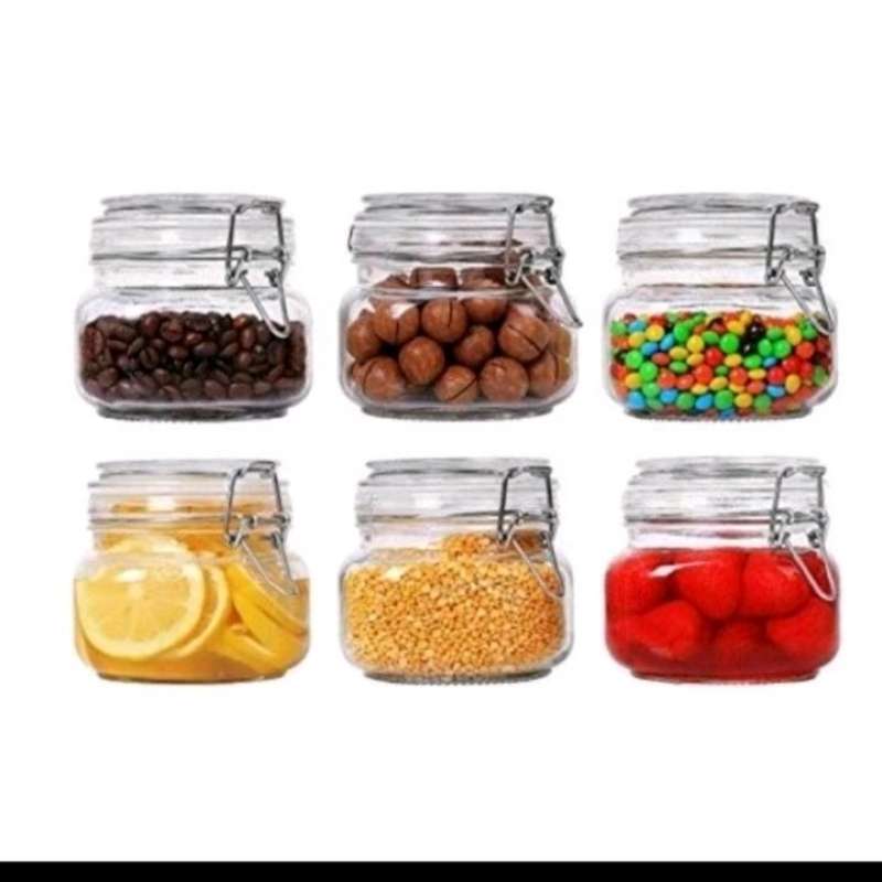Jual Toples kaca 6 pcs/Hermetico toples/ jar toples/ toples makanan ... Jual Toples kaca 6 pcs/Hermetico toples/ jar toples/ toples makanan ...