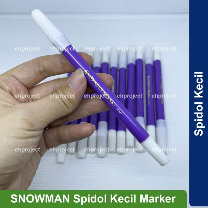 Jual Spidol SNOWMAN Spidol Kecil Marker ORI PW 1A Spidol Menulis - Ungu ...