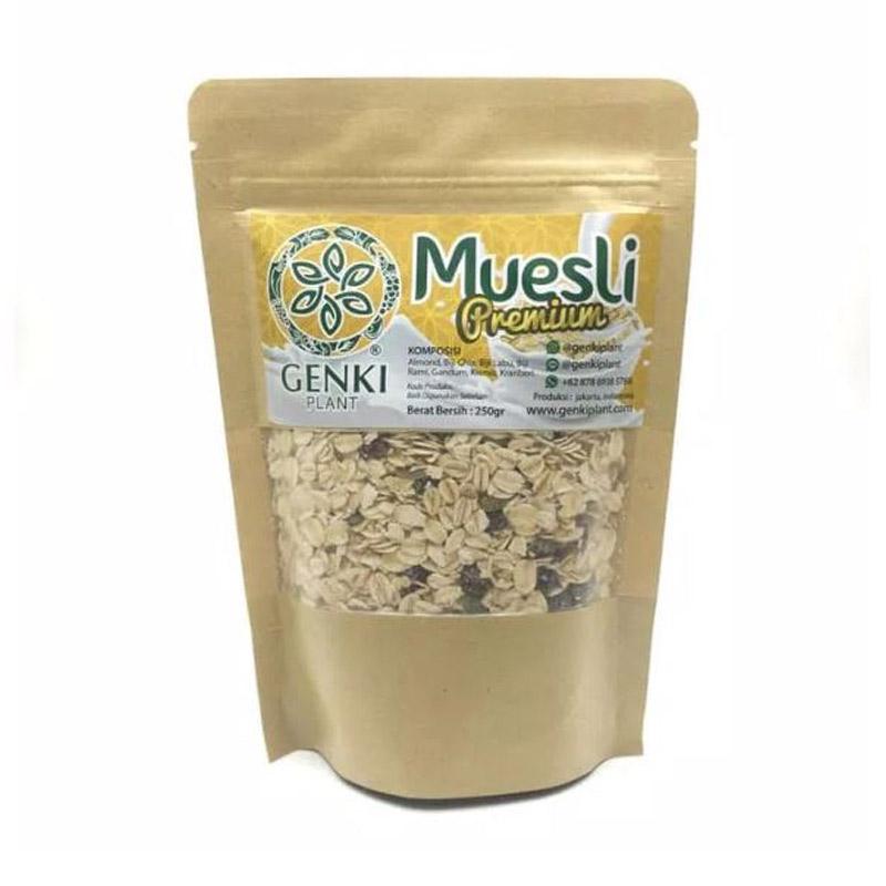Jual GENKI PLANT Premium Muesli Makanan Organik [200g] di Seller Family ...