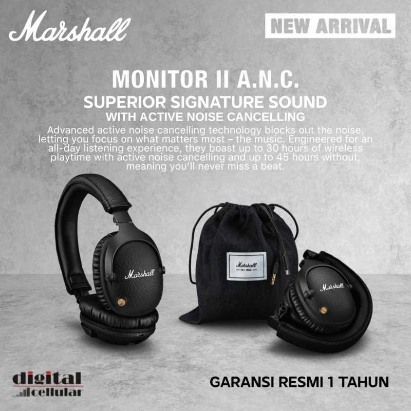 Promo Marshall Monitor Ii Anc Headphone Garansi Resmi Diskon 4% Di ...