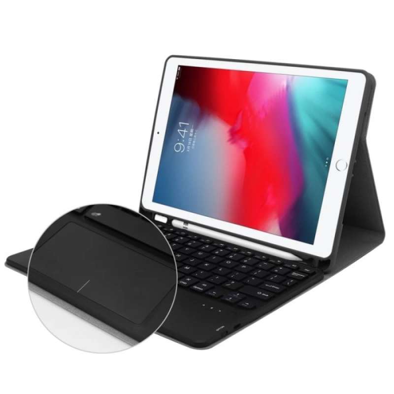 Jual ipad mini 5 4 bluetooth Keyboard case with touch pad and pencil ...