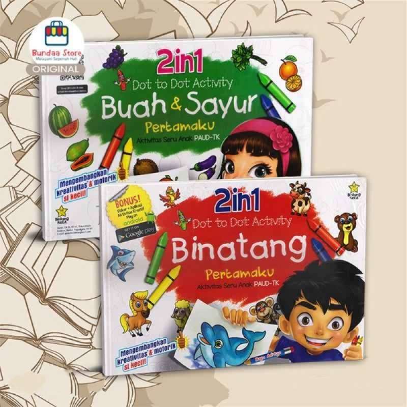 Jual Buku Aktivitas Anak 2in1 Dot To Dot Activity Binatang + Buah ...