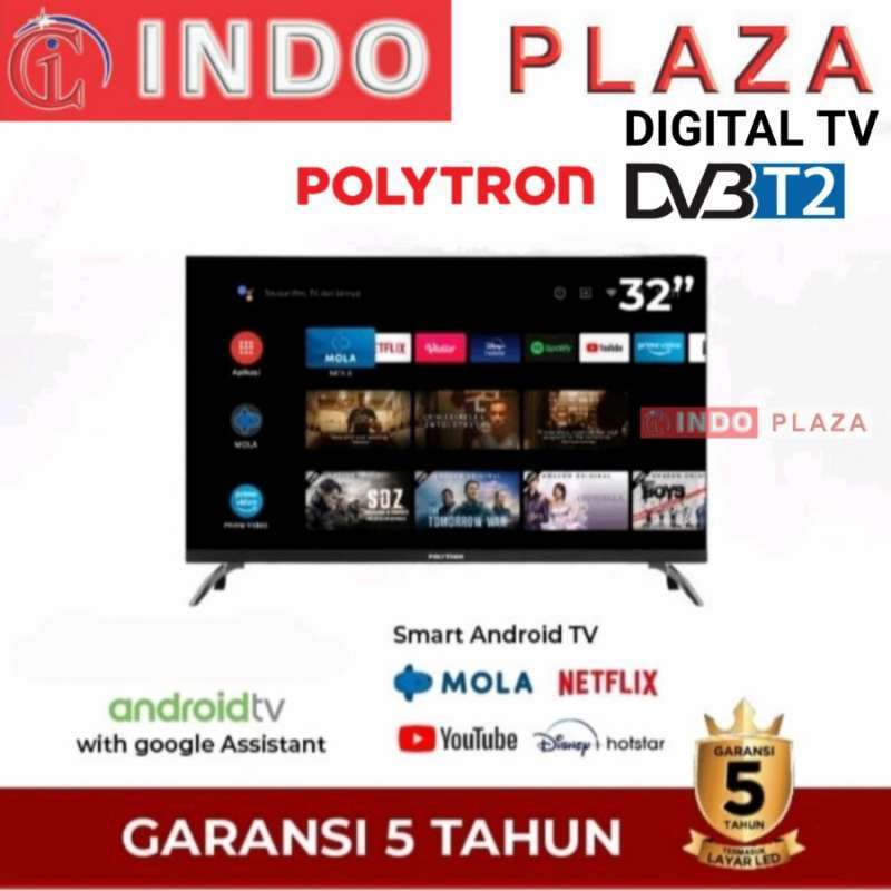 Jual Tv Polytron 32 Bezel Less Smart Android Digital Pld-32ag9953 Di ...