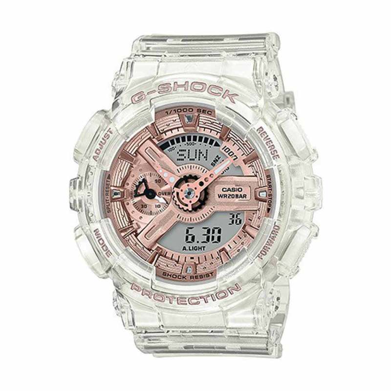 Jual Jam Tangan Wanita Casio G-shock Digital Analog Transparent Strap ...