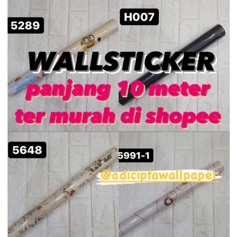 Jual WALLPAPER STIKER STICKER WALLSTIKER HIASAN DINDING WALLFOAM ...