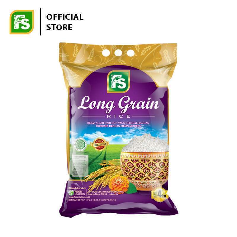 Jual Food Station - FS Long Grain Beras 4 Kg di Seller FOOD STATION ...