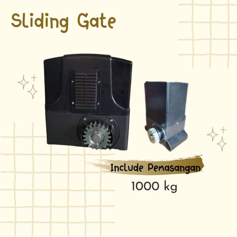 Jual Sliding Gate otomatis 1000kg include pemasangan dan instalasi di ...