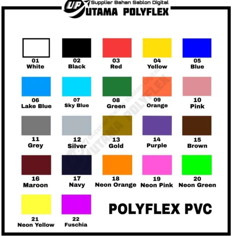 Promo POLYFLEX PVC HITAM / MERAH / PUTIH Diskon 5% di Seller Bunny ...