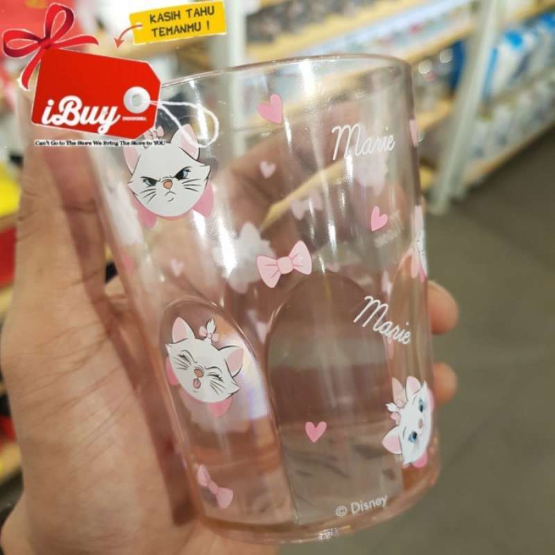 Promo Miniso Disney Marie The Cat Gelas Plastik Mug Small 295Ml ...