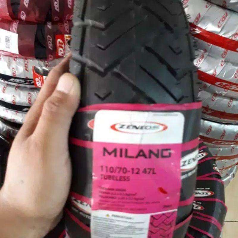 Jual BAN MOTOR TUBLES 110/70-12 ZENEOS MILANO di Seller MULTI SARANA ...