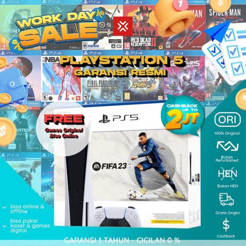 Promo Sony Ps5 Playstation 5 Disc Digital Resmi Sony Indonesia Bonus ...
