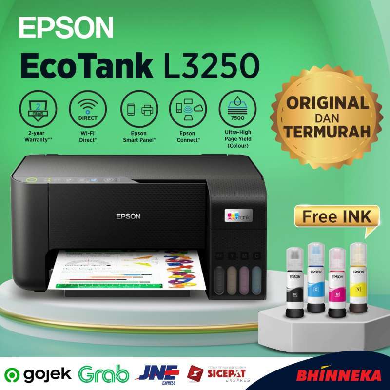 Jual Printer Epson L3250 A4 Ecotank All-in-one Ink Tank Wireless Di Seller Bhinneka Official ...