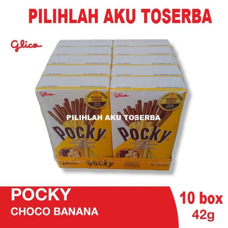 Jual Glico Pocky REGULAR PACK CHOCO BANANA - (HARGA PER 10 BOX) di ...