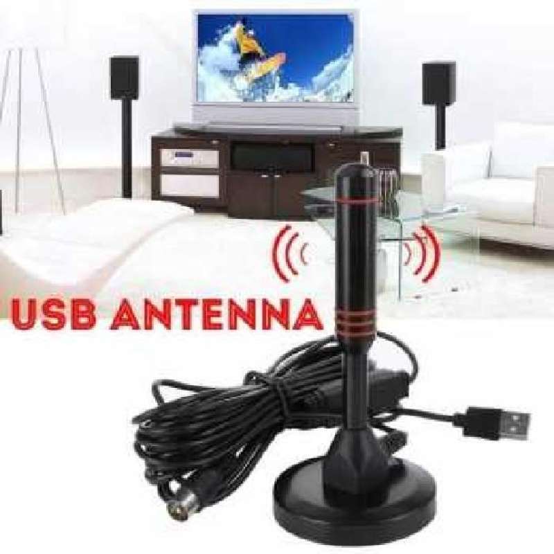 Jual Antena TV Digital Indoor USB DVB-T2 High Gain 25dBi - EL05 di ...