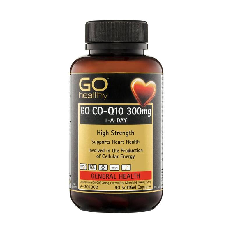 Jual GO Healthy Go Co-Q10 300mg + Vitamin D3 1000IU Multivitamin ...