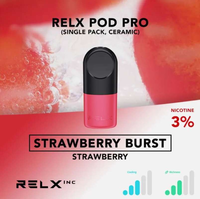 Jual Relx Pods Pro Strawberry Burst Di Seller Relxjkt - Kamal Muara ...