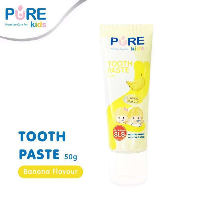 Jual PURE KIDS Toothpaste Banana & Strawberry 50gr - Pasta Gigi Anak di ...