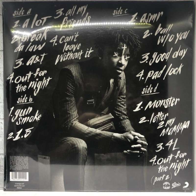 Jual Vinyl / Piringan Hitam 21 Savage - I Am I Was Di Seller Atlas ...