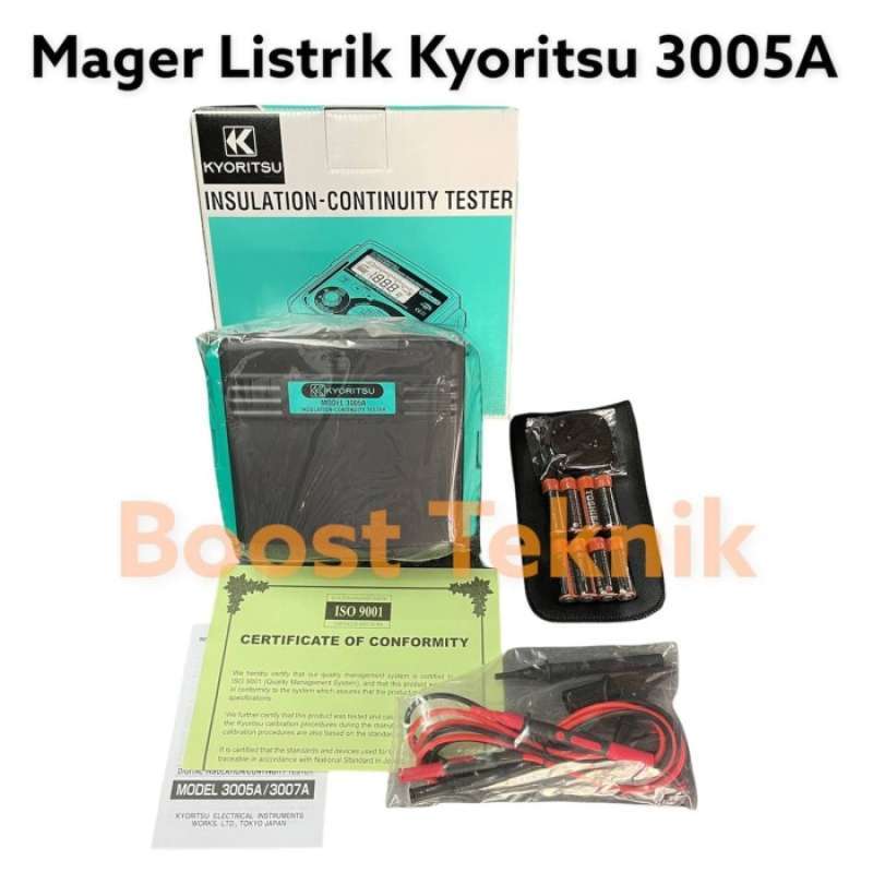 Jual Megger Listrik Kyoritsu 3005A / Digital Insulation Tester Kyoritsu ...
