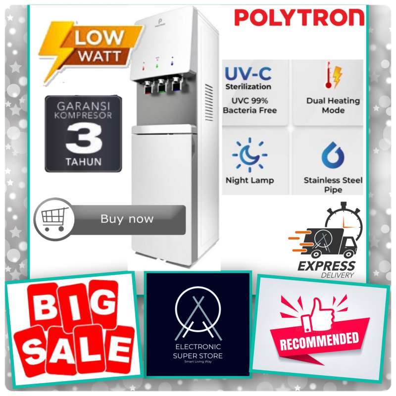 Promo DISPENSER GALON BAWAH POLYTRON PWC778 UV PWC-778UV HYDRA VIRUS ...