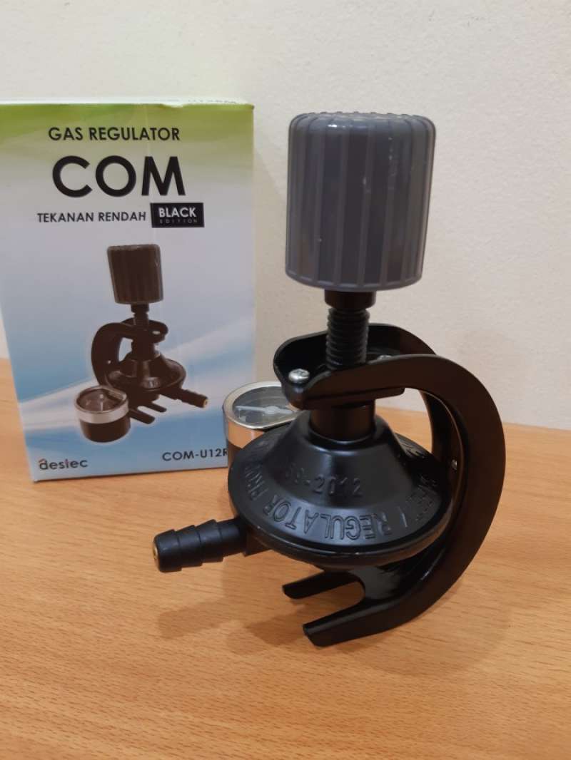 Jual Regulator Gas DESTEC Black Edition + Meter COM-U12RM di Seller ...