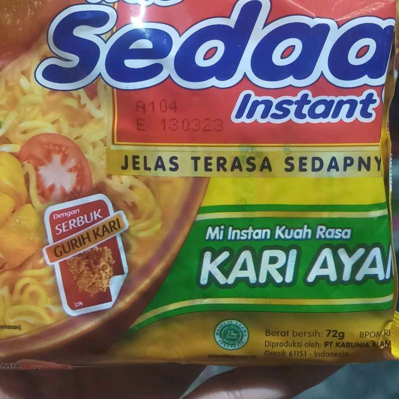 Jual mie sedap kari ayam di Seller Toko Meme Surabaya - Genting, Kota ...