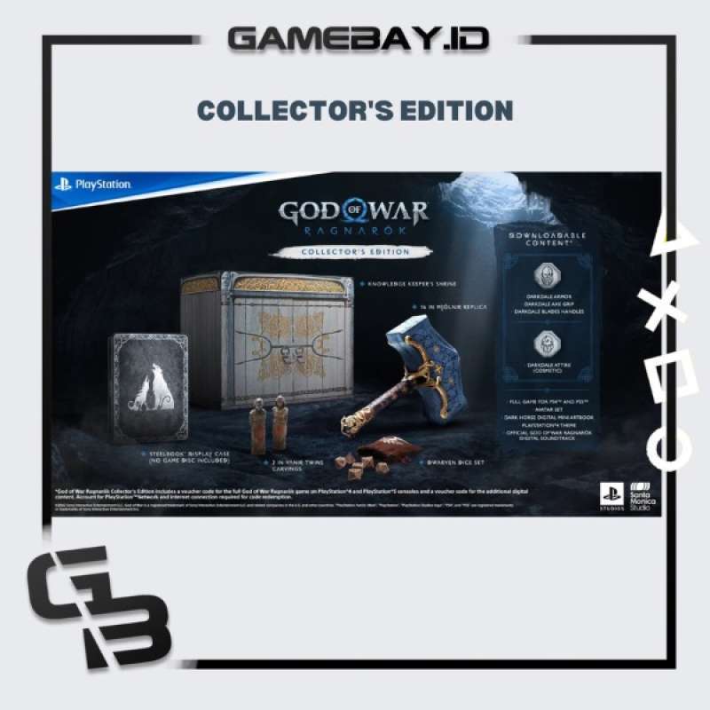 Jual Ps4 Ps5 God Of War Ragnarok Collector's Edition / Collector di Seller Gamebay Official ...