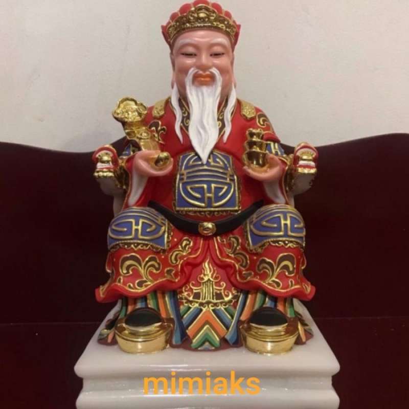 Jual Patung dewa Bumi/Tua Pek Kong/Hok Tek marmer padat 16inch ...