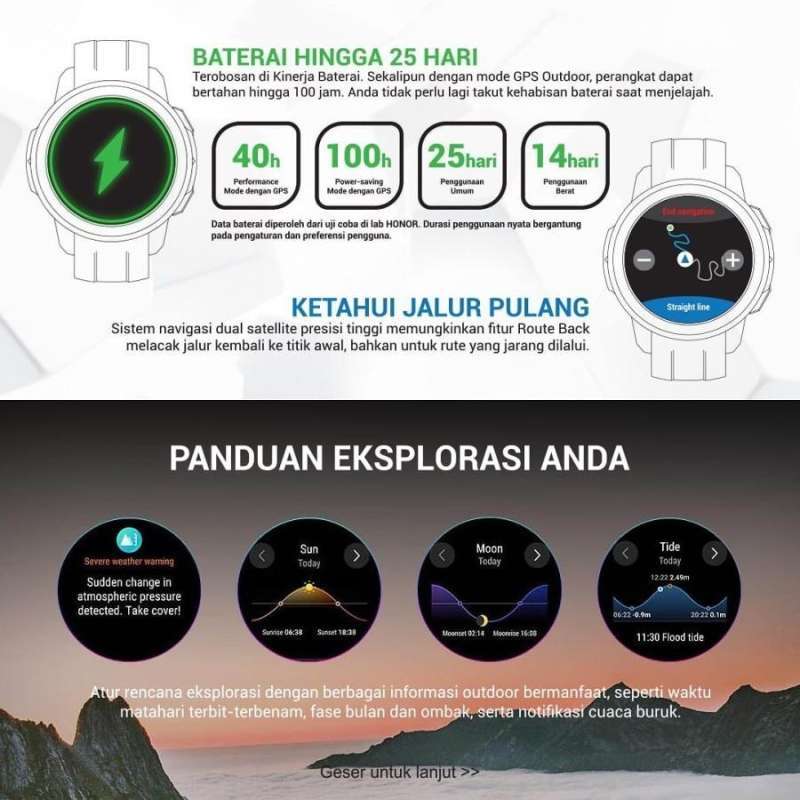 Jual HONOR Watch GS PRO Smartwatch - Garansi Resmi - Camo Grey di ...