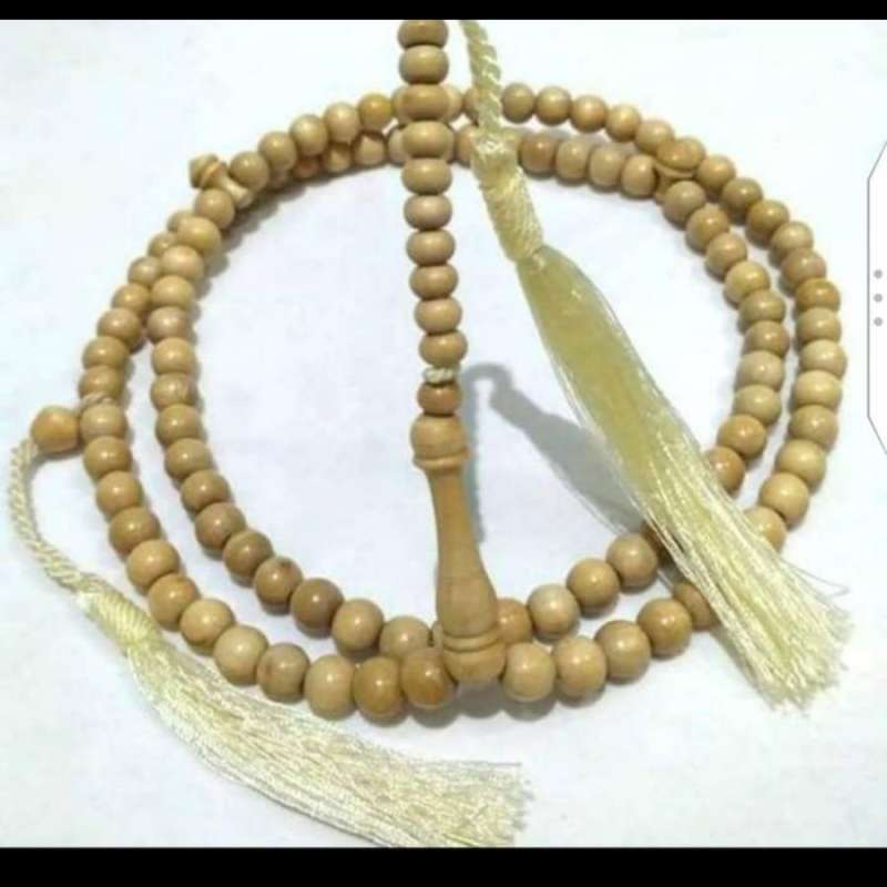 Jual tasbih kayu kemuning gading 99 butir original di Seller ...