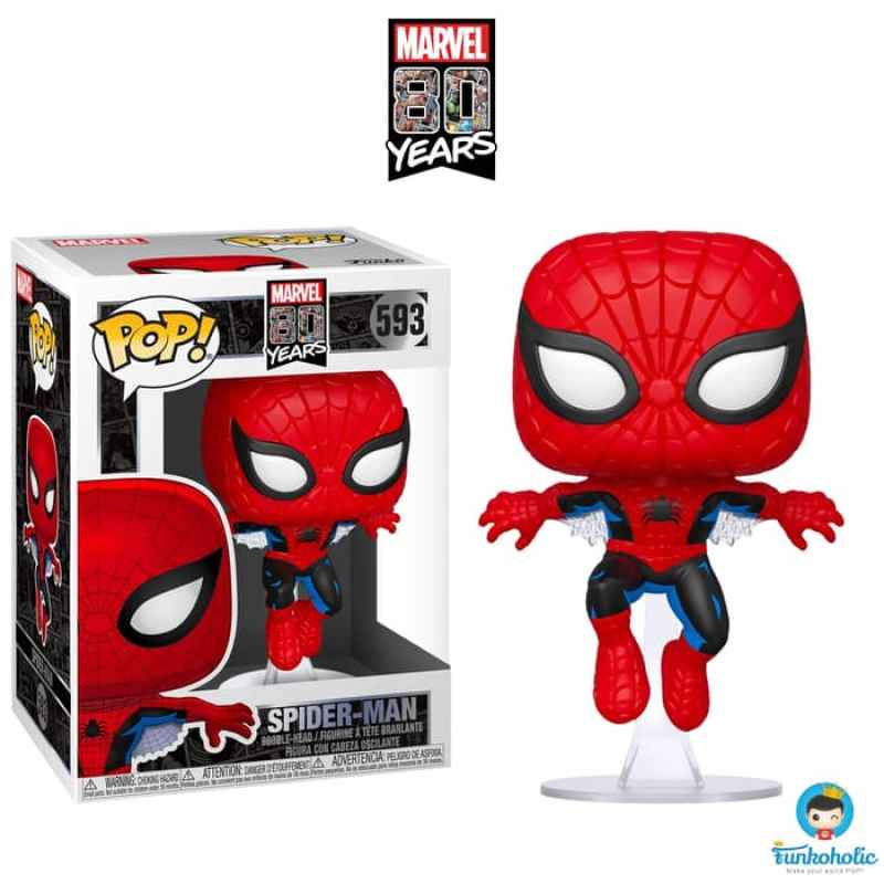 Jual Funko POP! #593 Marvel 80th Spider-Man Spiderman First Appearance ...