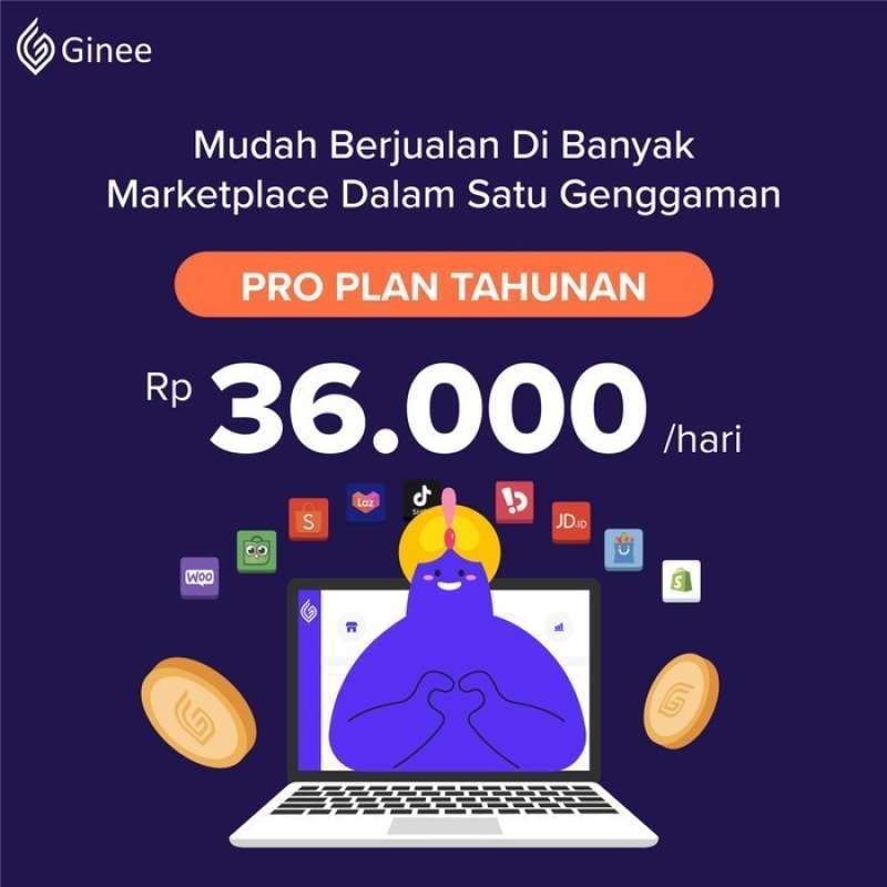 Jual Ginee Omnichannel Paket Pro 3 Tahun -SPLIT di Seller Genie ...