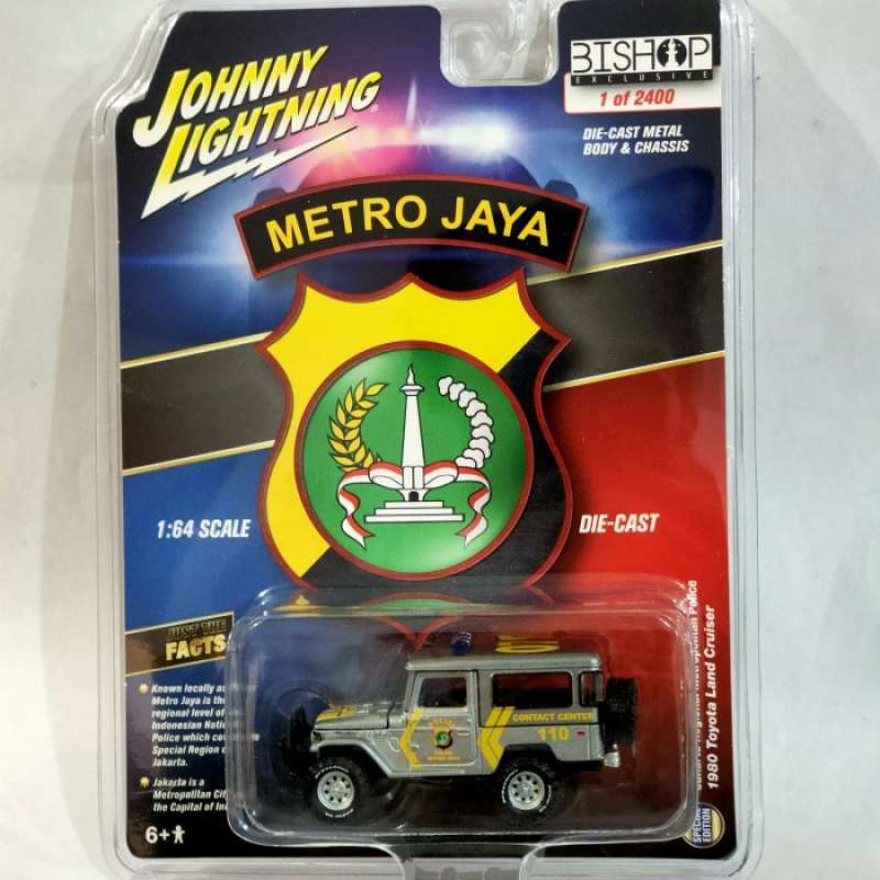 Jual Diecast 1:64 Johnny Lightning Metro Jaya Toyota Land Cruiser Fj40 ...