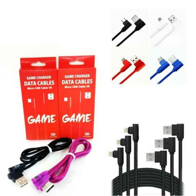 Jual Kabel Data Charger GAME L Type C 100Cm Kabel Data Gaming Type-C no ...