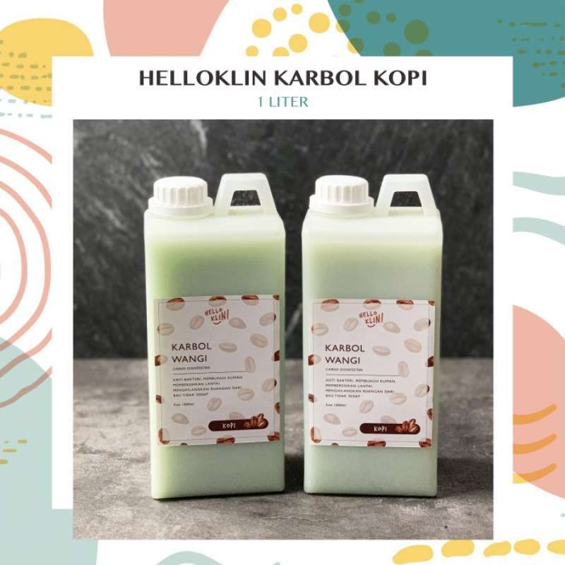 Jual Helloklin Karbol Kopi Homemade 1 Liter - Karbol Wangi Pembersih ...