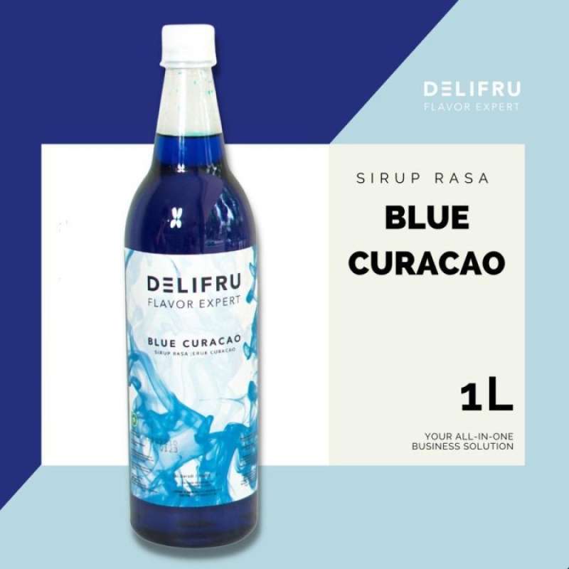 Jual Delifru Syrup Blue Curacao 1 Liter di Seller Sahabat Horeca ...
