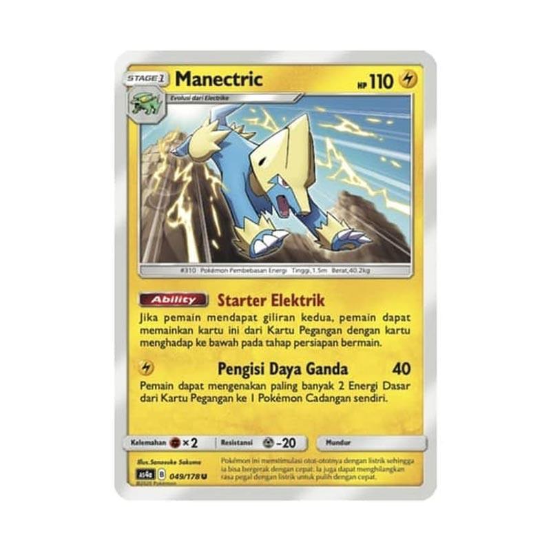 Jual Pokemon Manectric AS4a 049/178 U Card Game di Seller Cryotech Card ...