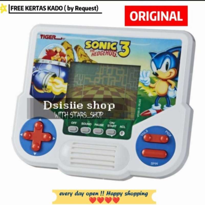 Jual Tiger Electronics Sonic The Hedgehog 3 Retro Game Original Hasbro ...