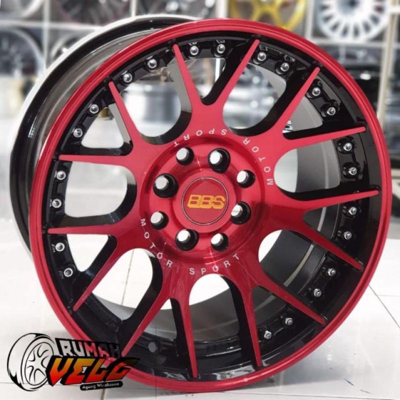 Jual BBS CHR2 R15 Pcd 4-100/114.3 Lebar 7/8 Et 25/35 Velg Mobil - RED ...