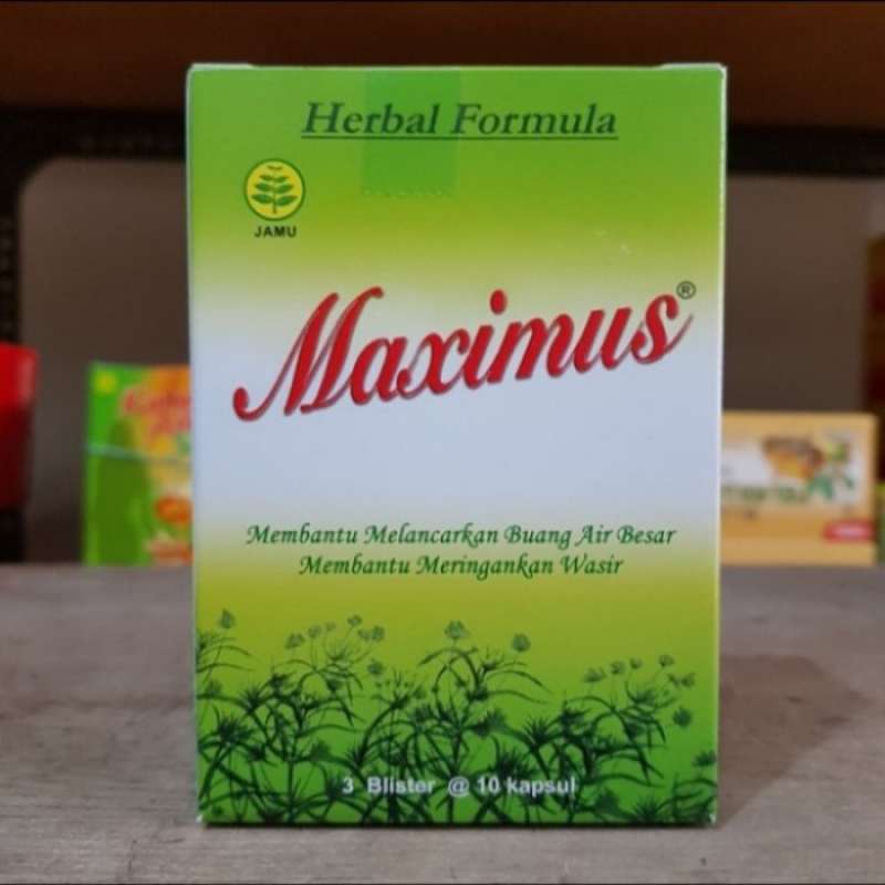 Promo Tahun ini aja kak maximus dietary herbal 30 kapsul / melancarkan ...