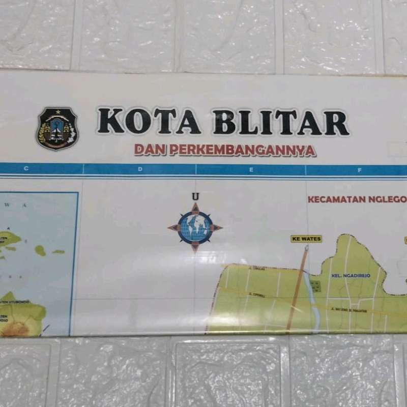 Jual Peta Kota Blitar - Lipat di Seller Salha-1 - Mojo, Kota Surabaya ...