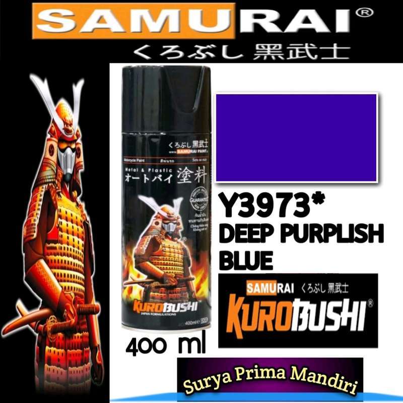Jual Y3973* DEEP PURPLISH BLUE SAMURAI PAINT DEEP PURPLISH BLUE 400ml ...
