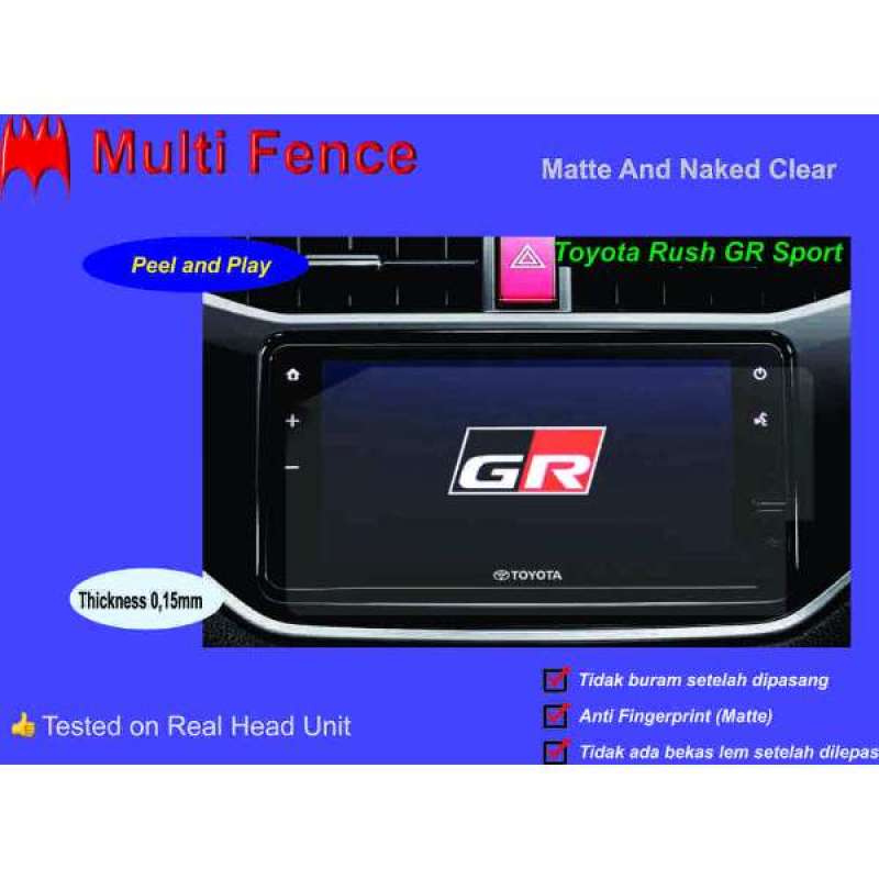 Jual Screen Guard Head Unit All New Rush GR Sport di Seller nomena66 ...