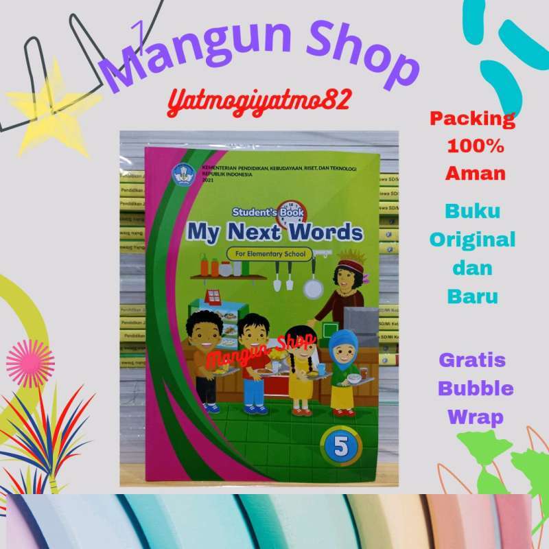 Jual Buku Student s Book My Next Words for Elementary School Kelas 5 SD Kurikulum Merdeka Diknas ...