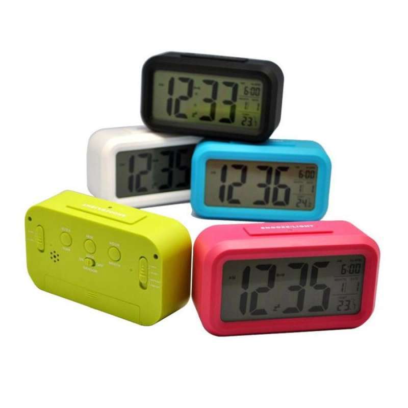 Jual Jam Meja Digital lcd alarm Digital Desktop Smart Clock - JP9901 ...