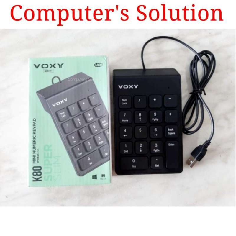 Jual Keyboard Usb Numeric Voxy K80 di Seller Computers Solution ...